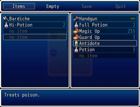 Limited Inventory Rpg Maker Forums