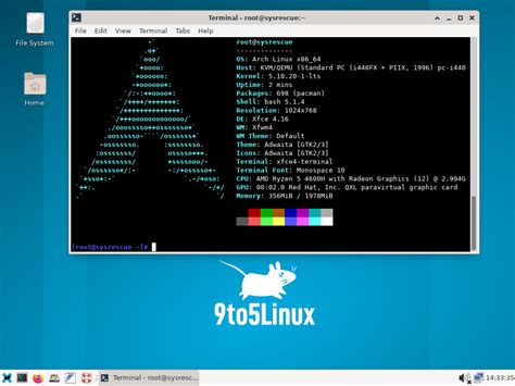 Systemrescue 800 Released With Linux 510 Lts Xfce 416 And Improved