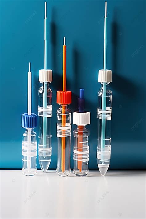Multiple Injections Including Syringes And A Needle Background