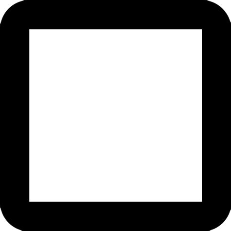 Checkbox Unchecked Icon Svg Png Free Download