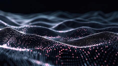 Premium Photo Abstract Dotted Line Data Technology Background