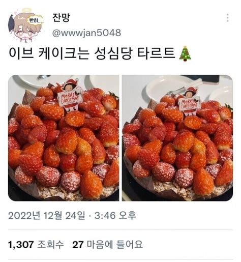 성심당 딸기 케이크 실사 인스티즈 Instiz 이슈 카테고리