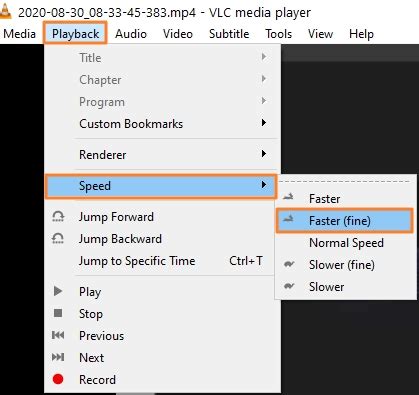Vlc Speed Up Shortcut