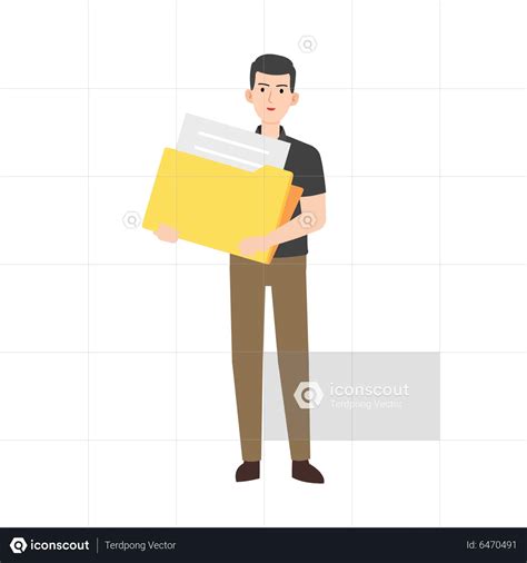 Man Holding Document Animation Free Download People Animations Iconscout