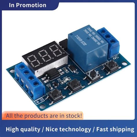 521 Digital Time Delay 1 Way รีเลย์ Trigger Cycle Timer Delay Switch