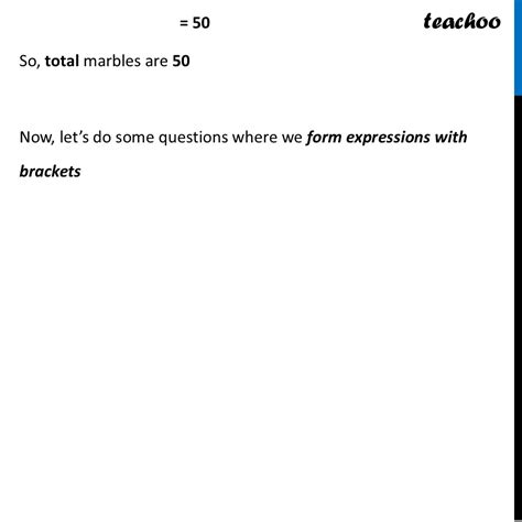 [ganita Prakash] Bracket In Expressions Class 7 Maths Teachoo