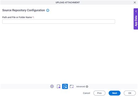 Upload Attachment Source Repository File System