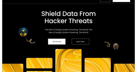 Safe Hacker Website Hero Ui Ux And Ui Kits Websites Ft Security And Cctv Envato