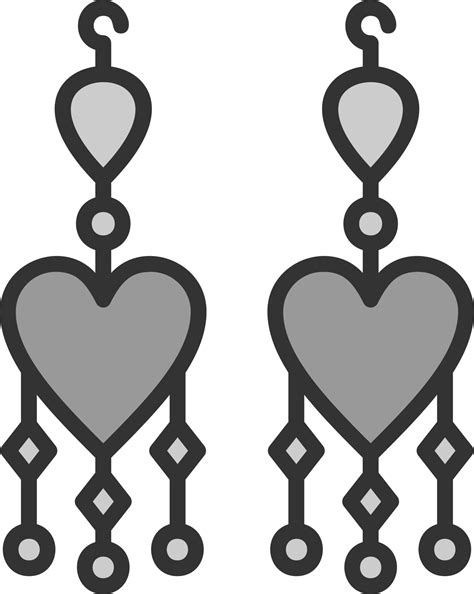 Earrings Vector Icon Design 16991397 Vector Art At Vecteezy