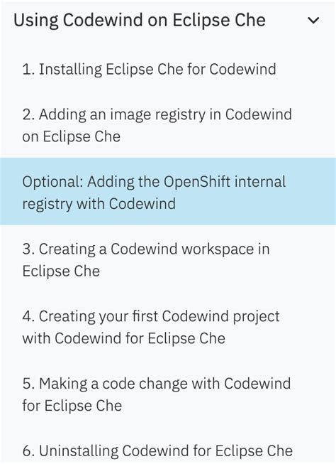 move the openshift registry topic and signpost back to getting started user workflows · issue