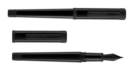 Montegrappa Quattro Open Edition Ultra Black Fountain Pen Promotion Codequattro