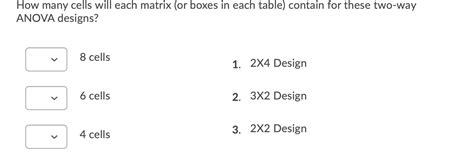 Solved Fill In The Missing Values To Complete The One Way