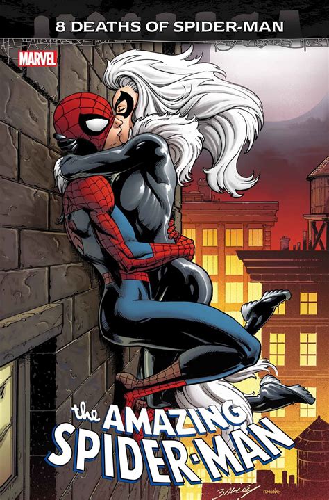 Evolution Of Black Cat Kissing Spiderman