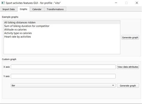 Sport Activities Features Gui PyPI