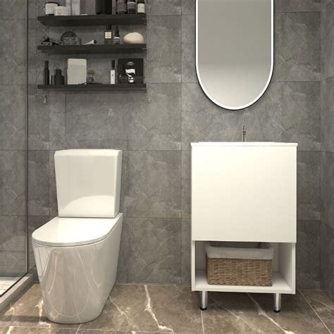 Mueble De Baño Con Lavamanos Y Griferia 1 Puerta 0 51 0 41 0 86 M Color