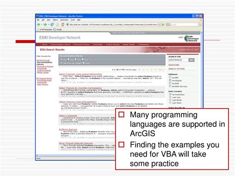 Ppt Intro To Arcmap Customization With Visual Basic Powerpoint Presentation Id584151
