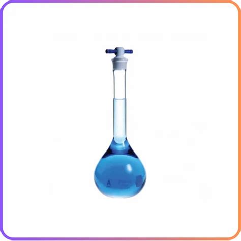 Flask Volumatic With Ptfe Knob Stopper Accuracy As Pers Class A At ₹ 700 Laboratory Glassware