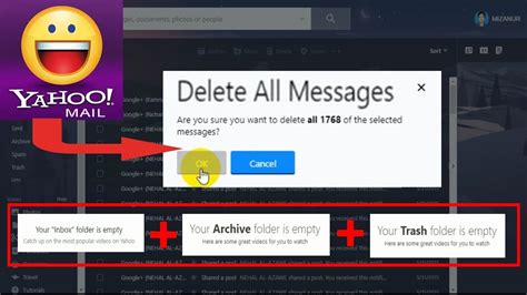 How To Delete All Yahoo Emails At Once Just Click Delete All Emails Worked YouTube