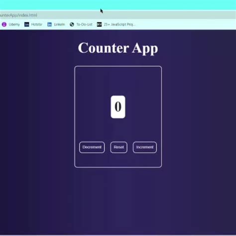 aarushi khatri on linkedin day1 counter web app using js which increments and decrements the value…