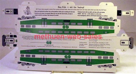 Passenger Train Paper Model Paper Wrapped Parcels N Gauge Pack Of