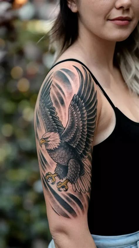 Bald Eagle Tattoo For Women Symbolism Designs And Meaning