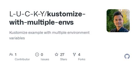 Github L U C K Ykustomize With Multiple Envs Kustomize Example With