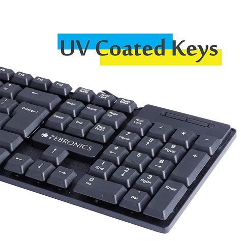 Zebronics Wired Computer Key Board Size Regular Model Name Number