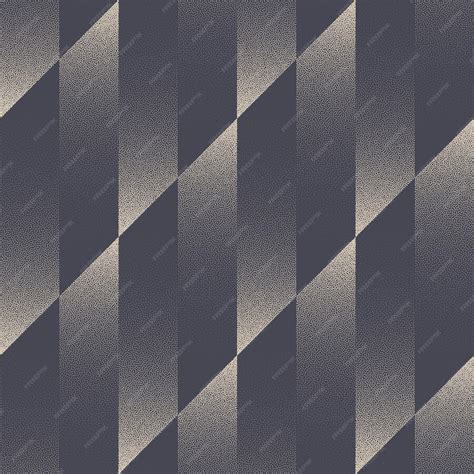 Premium Vector Checkered Tilted Tile Seamless Pattern Trend Vector Dot Work Abstract Background
