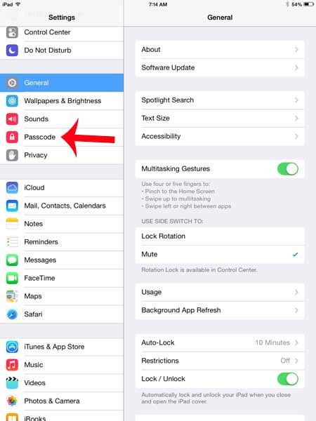 How To Turn Off The Passcode On The IPad 2 Solve Your Tech