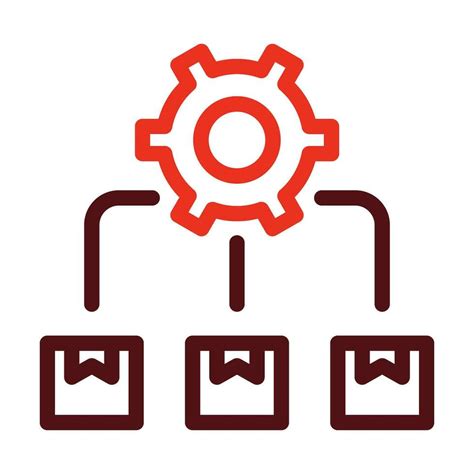 Workflow Vector Thick Line Two Color Icons For Personal And Commercial Use 29261934 Vector Art