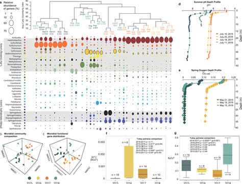 Microbial Community And Aqueous Geochemical Distributions Over Time A Download Scientific