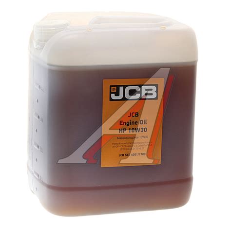 Масло моторное JCB дизельное ENGINE OIL 10W30 мин.5л JCB - 4001/1703 ...