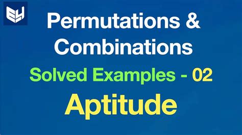 Permutations And Combinations Aptitude Part 02 Bharath Kumar Youtube