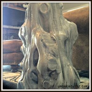 Tree Stump End Table End Table Uncookie Cutter