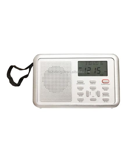 Worldband Radio Portable FM Receiver With Special Alerts
