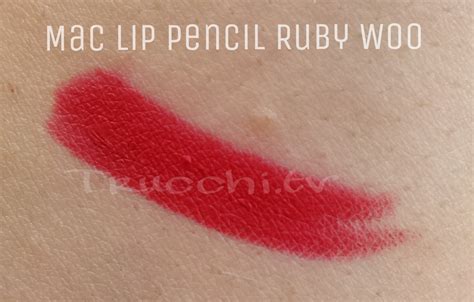 Review Mac Lip Pencil Ruby Woo 2 Trucchi Tv