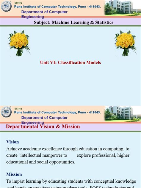Ml And Statistics Unit 6 Pdf Statistical Classification Machine