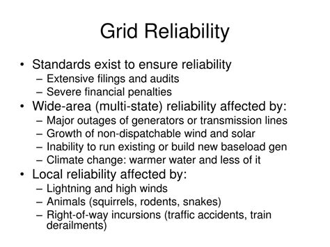 PPT An Overview Of The U S Electric Power Grid Generation Choices Reliability Challenges