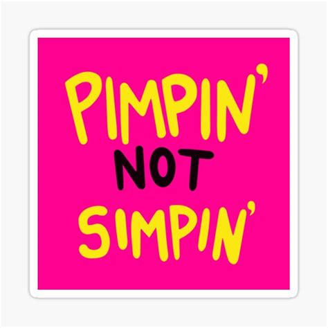Hazbin Hotel Valentinos Mug Pimpin Not Simpin Sticker For Sale By Nocturnesonu Redbubble