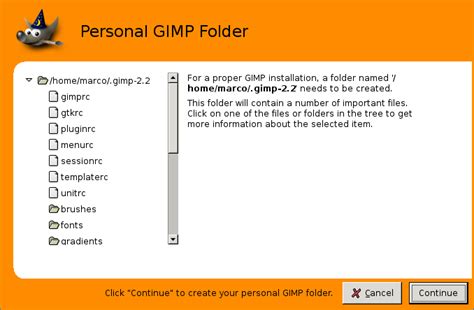 Starting GIMP The First Time