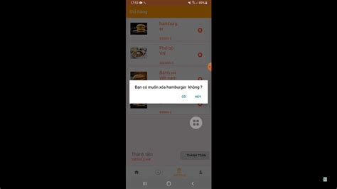app bán đồ ăn đơn giản sử dụng csdl sqlite ngôn ngữ java có báo cáo