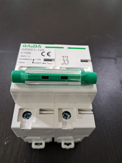 GADA 500V 100A DP DC MCB SuRCLe Solar Components