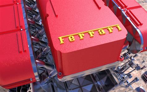 法拉利Ferrariv12发动机设计图纸stp格式 STEP 模型图纸下载 懒石网