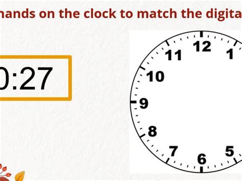 Analog And Digital Clocks Primary Maths Ppt Teaching Resources