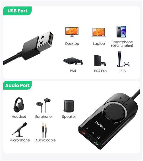 Ugreen Usb External Stereo Sound Card Otc Lk