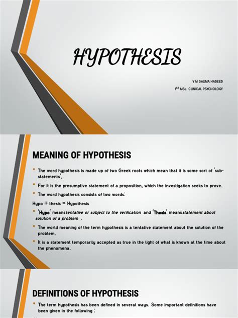 Hypothesis Pdf Type I And Type Ii Errors Hypothesis