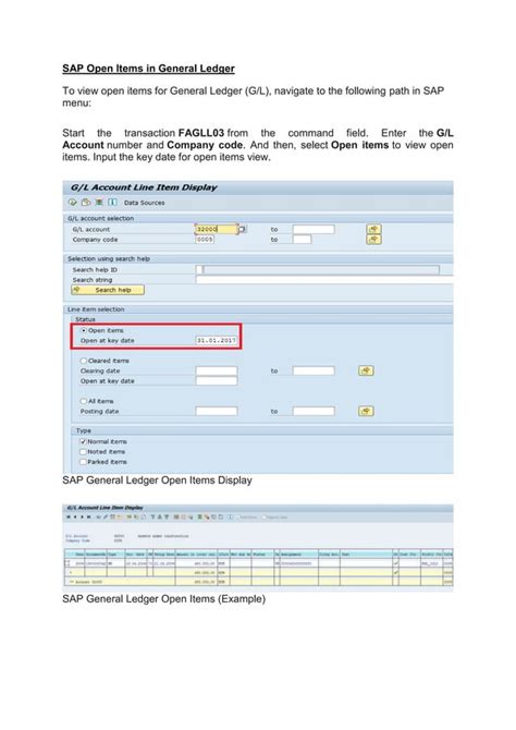 Sap Open Item Clearing Process Useful For End Users Docx Credit