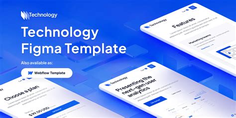 Technology Technology Figma Template Figma