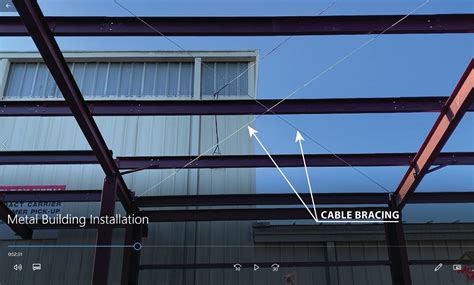 Cable Bracing For Metal Building The Tube