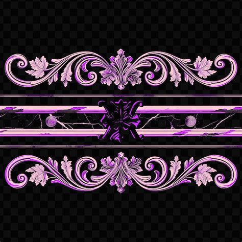 Premium Psd Marble With Classical Motifs Borderlines Design